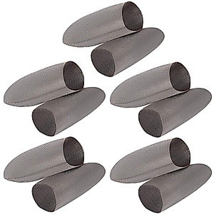 XJXJ 10Pcs Gaming Finger Sleeve Touchscreen Finger Cover Elastic Mobile Game Controller Finger Cot Anti Sweat Breath. compression gloves for men