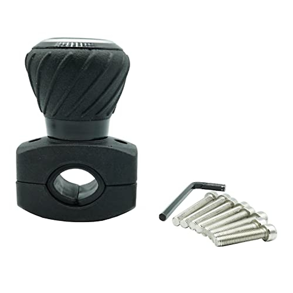 Dsnaduo 2 SETS Deluxe Steering Wheel Spinner Knob TY26583 Compatible with John Deere Kubota Tractor, Lawn Mowers, Replaces for New Holland 73340101, Fits All Steering Wheels up to 1-1/4" Thick