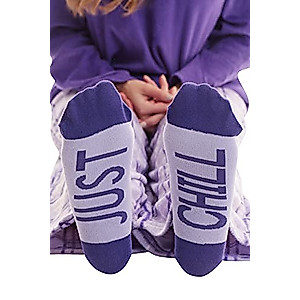 Just Love Womens Microfleece Pajama Pants Set with Socks 6734-10281-PUR-M