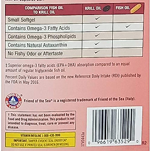 Kirkland Signature Krill Oil 500 Milligram 160 Softgels