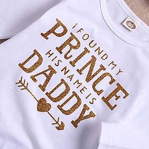 4Pcs Infant Baby Girls Arrow Letters Romper Top+Long Floral Pant Leggings+Warm Hat+Headhand Bodysuit (0-3 Months, White&Floral)