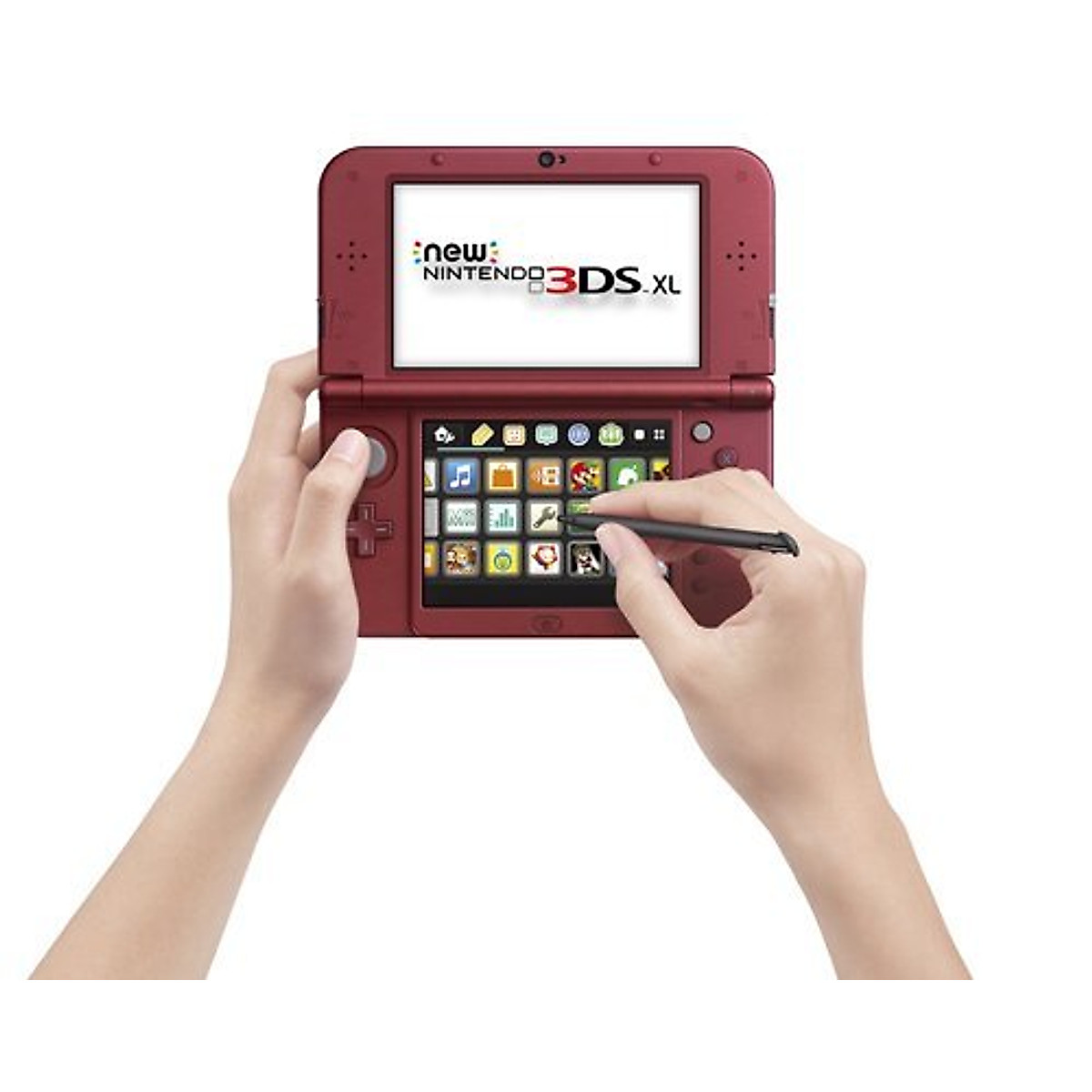Nintendo New 3DS Xl - Red [Discontinued] (Renewed)