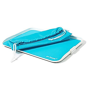 Go Happy Kids Travel Tray - Easily Attaches to Airplane & Train Tray Tables! Lightweight, Sturdy, Easy to Clean & Stow Travel Tray