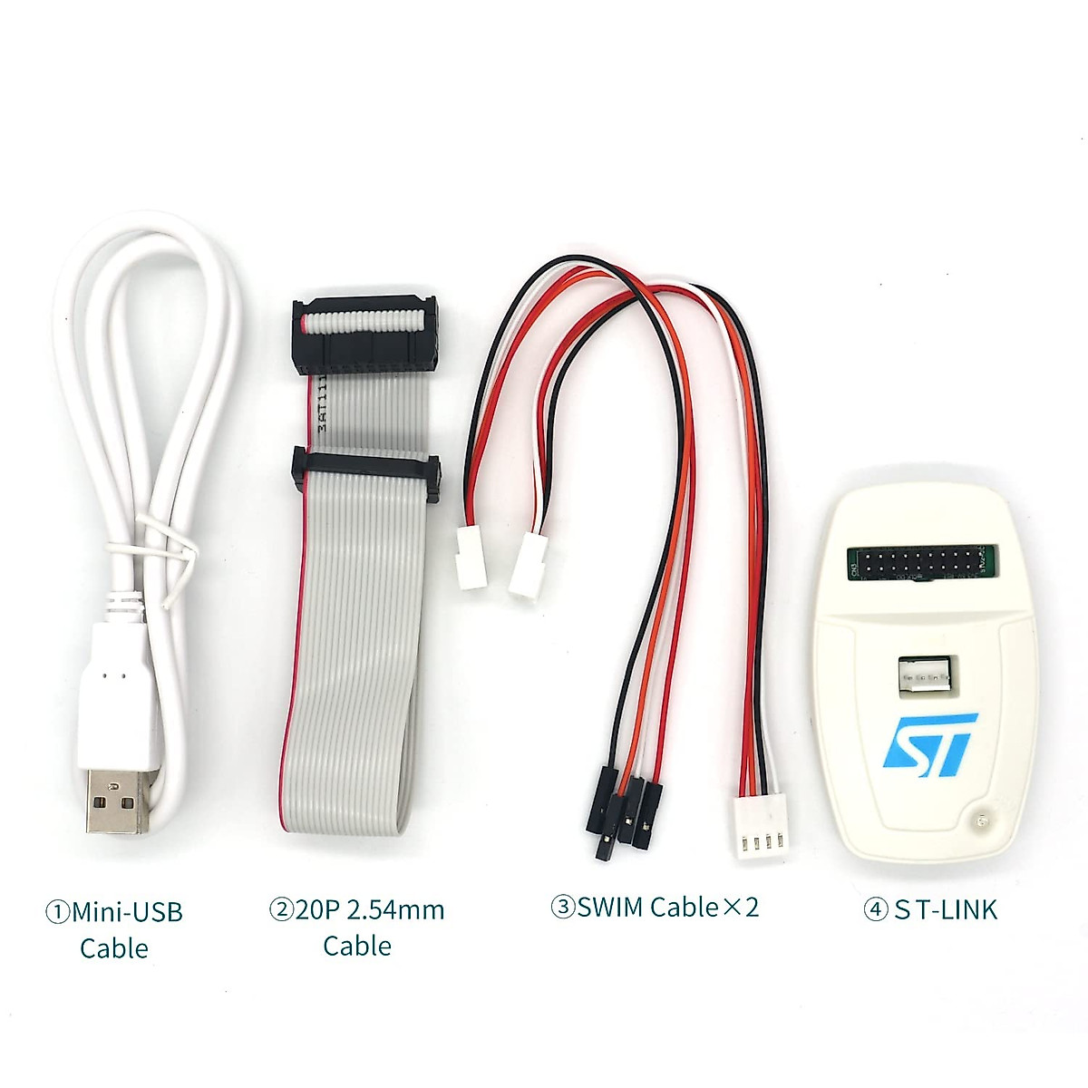 ANBE ST-Link/V2 in-Circuit debugger/Programmer for STM8 and STM32 with JTAG SWD Swim Interface Emulator downloader X07C