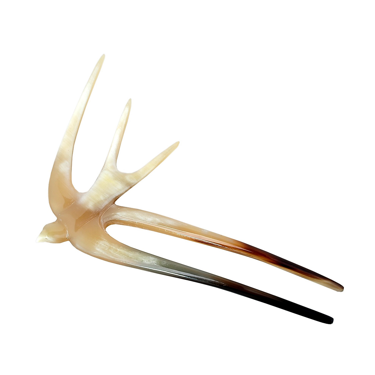 Marycrafts Buffalo Horn Swallow Bird Hair Fork Hair Sticks Accessories Handmade