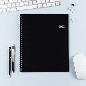 Blue Sky 2023 Monthly Planner, January - December, 8" x 10", Flexible Cover, Wirebound, Enterprise (142096)