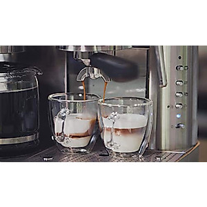 Espressione Combination Stainless Steel Espresso + Coffee Maker, 10 cups