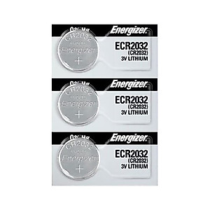 Energizer ECR2032 (CR2032) 3 Volt Lithium Coin Battery, On Tear Strip