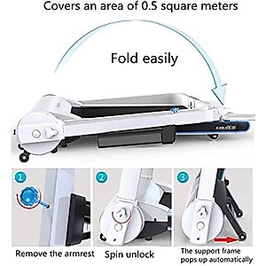 MADELL Folding Runner Treadmills， Treadmills Folding Treadmill Runninghine Power Led Display