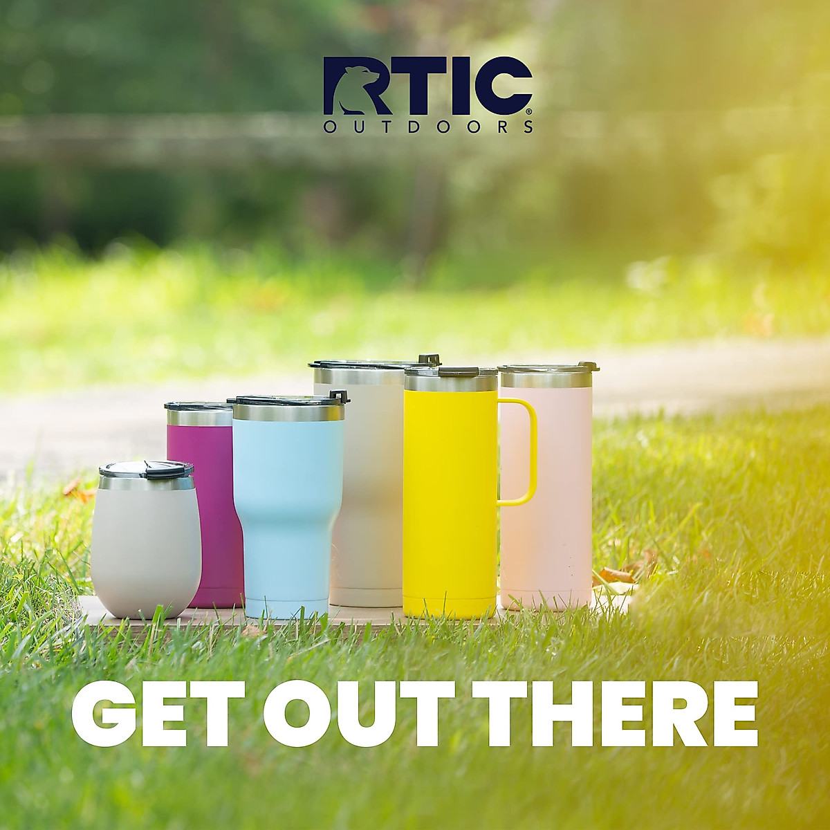 RTIC 30 oz Insulated Tumbler Stainless Steel Coffee Travel Mug with Lid, Spill Proof, Hot Beverage and Cold, Portable Thermal Cup for Car, Camping, Very Berry