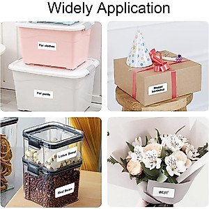 2 Inch Circle Thermal Labels, Self-Adhesive Round Thermal Printer Stickers, 500 per Roll Thermal Label Stickers for DIY Logo Design, Business and Name Tag