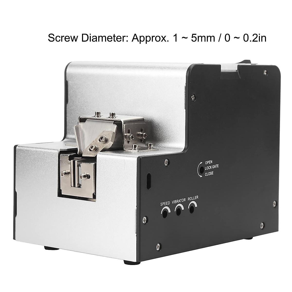 Automatic Screw Feeder Screwdriver Feeding Machine, AC100-240V DC 15V 200cc Screw Capacity for screw length less than 20mm(Transl)