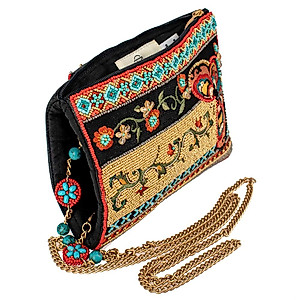 Mary Frances Womens Mary Frances Journey Mini Crossbody handbag, Multi, One Size US