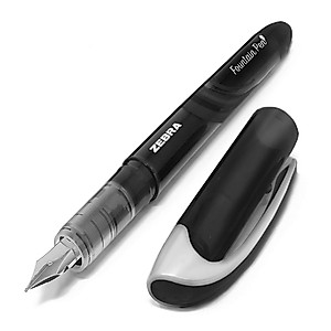 Zebra Fuente - Disposable Fountain Pen - One of Each Coloured Ink - Pack of 7
