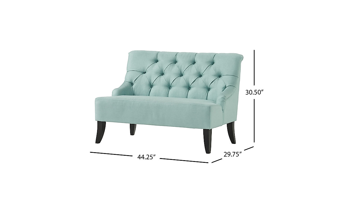 Light Blue Christopher Knight Home Nicole Settee