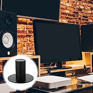 1 Pc Speaker Stage Seat Metal Speaker Bracket Iron Speaker Bracket Metal Speaker Stand Speaker Cabinet Pole Mount Iron Speaker Stand Speaker Holder Speaker Base Speaker Stand Mount