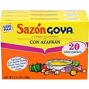 Goya Foods Sazón Seasoning With Azafran 3.52 Ounce (Pack of 3)
