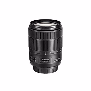 Canon EF-S 18-135mm f/3.5-5.6 Image Stabilization USM Lens (Black) (Renewed)