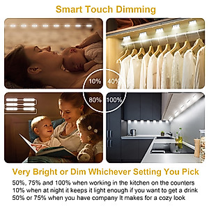 Flexible Jewelry Showcase Lights Kit, 14FT Adhesive Led Light for Display Case with Power Adapter, Dimmable Bright White Under Counter Light, 90 LEDs for Kitchen Cabinets Cupboard, 1800lm, 6000K