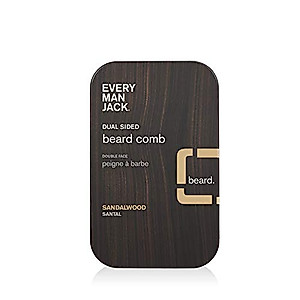 Every Man Jack Beard Comb, Woodgrain