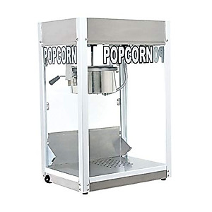 Paragon - Manufactured Fun Professional Series 8 Ounce Popcorn Machine for Professional Concessionaires Requiring Commercial Quality High Output Popcorn Equipment, Stainless Steel