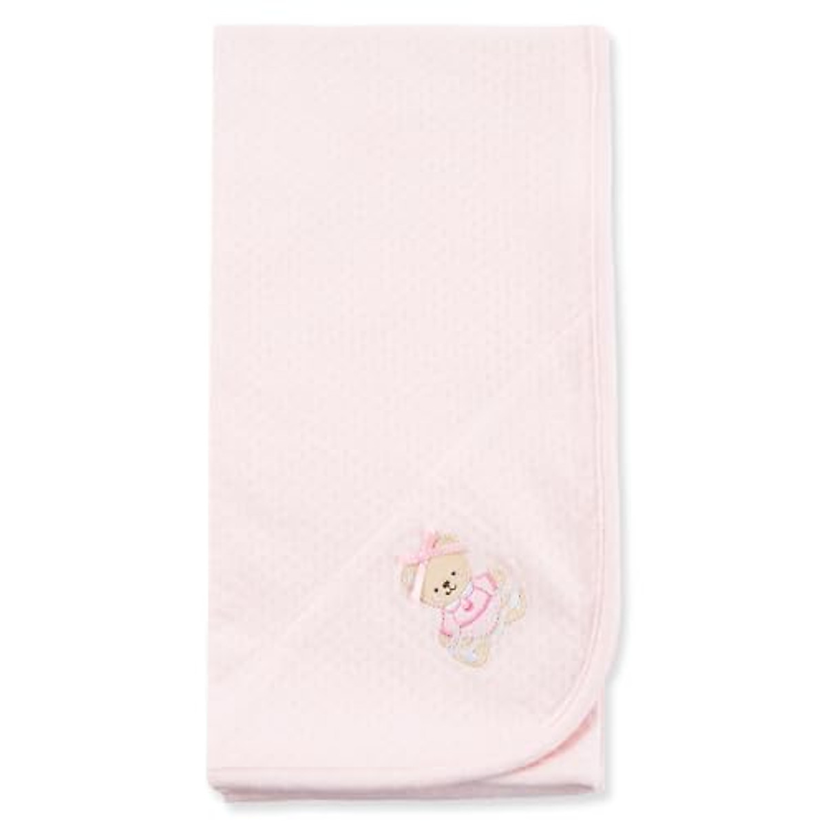 Little Me Unisex Baby Swaddling Receiving Blankets, Pink, One Size