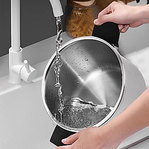 Stainless Steel Pressure Cooker 4 Quart,304 Stainless Steel Cookware with Easy Opening&Closing Lid, Works on All Cooktops (4 Quart)