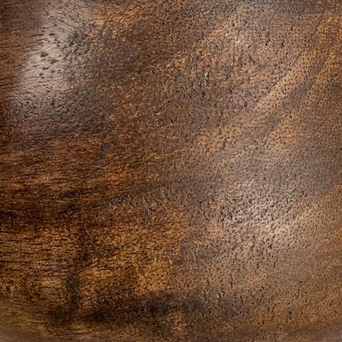 Creative Co-Op Mango Wood Bowl, Walnut Finish