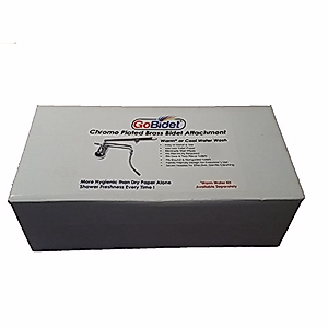 GoBidet 2003C All Metal Bidet Attachment in Beautiful Chromed Finish