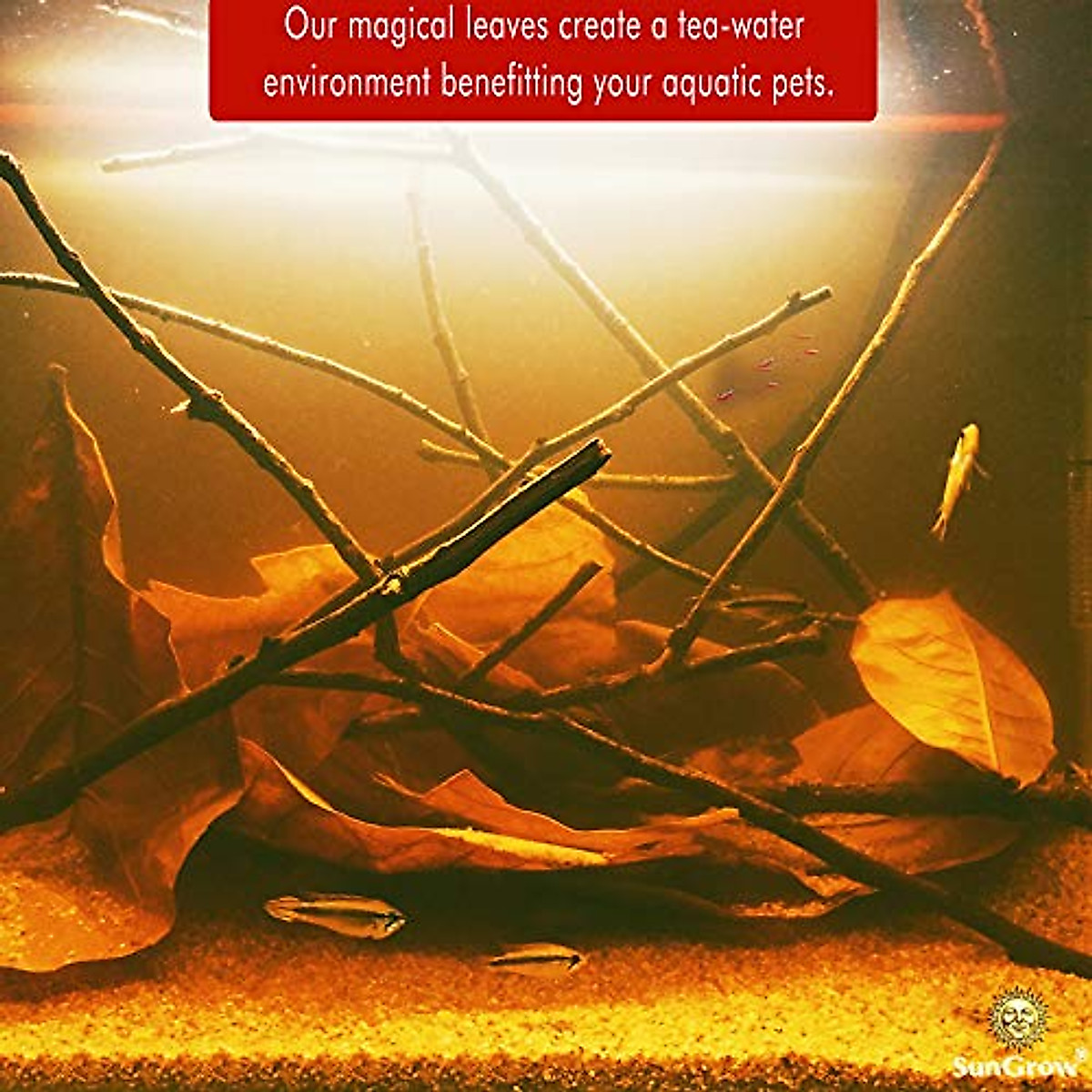 SunGrow Saver Bundle Pack - Catappa Leaves 10Pcs/Pack + Large Leaf Hammock