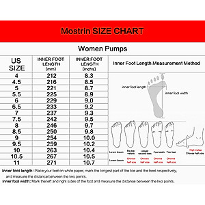 Mostrin Black Closed Toe Heels for Women with Bow Mary Jane Platform Pumps Dress Shoes Sexy High Heel for Prom Dance Size 8.5