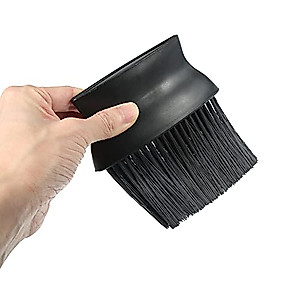 X AUTOHAUX 2pcs Car Interior Soft Hair Dust Removal Brush Car Cleaning Brush Dust Collectors for Car Dashboards Air Conditioning Vents Black