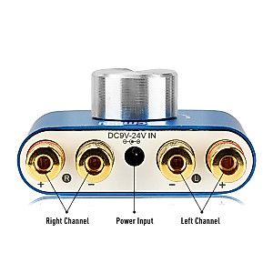 Facmogu F900S 2 CH Bluetooth Amplifier 160W with Power Supply Adapter DC 12V 5A, 80W + 80W BT 5.0 Mini Wireless Audio Power AMP for Home HiFi Stereo Speaker 2023 Upgraded Version