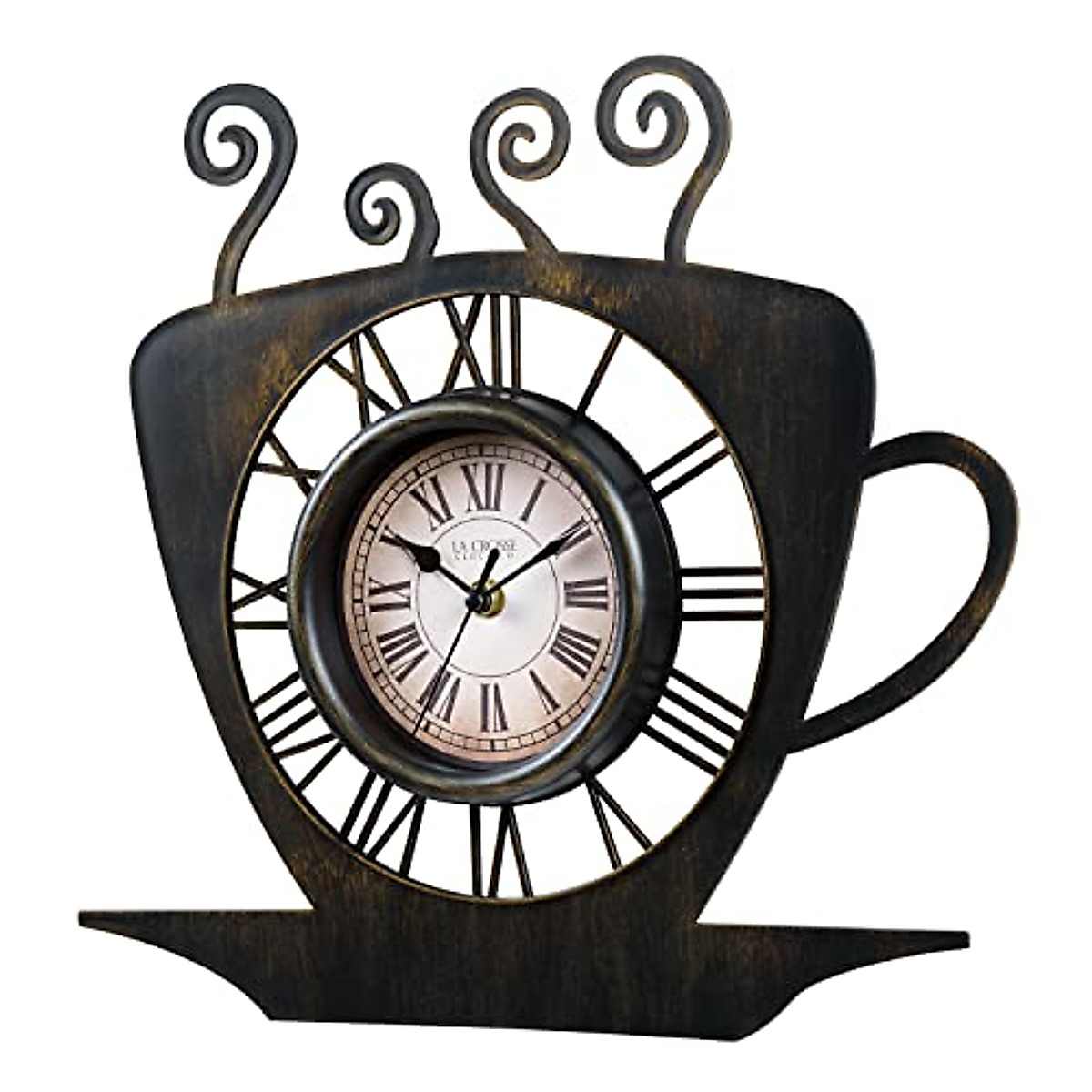 La Crosse 13-Inch Latte Mug Quartz Analog Wall Clock - 404-3833B
