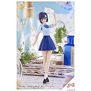 Kotobukiya Sousai Shojo Teien: Koyomi Takanashi (Ryobu High School Summer Clothes) Dreaming Style True Sapphire Plastic Model Kit, Multicolor, (JK026)
