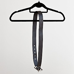 IRIS USA 586950 IRIS Non-Slip Clothes Hanger, Black, Set of 10, 10 Piece