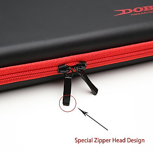 Nintendo Switch Hard Carry Case with 10 Game Cartridge, Carry Shell Pouch for Nintendo Switch Console& Accessories, Black