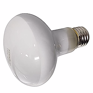 Abustle pig Basking Spot Daylight Lamp 75W UVA Heat Bulb Soft White Light Glass Basking Bulb Heat Lamp for Bearded Dragon, Reptile & Amphibian(2 Pack)