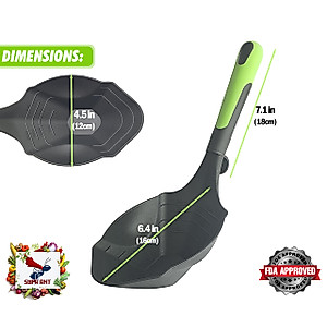 Supa Ant Canning Ladle, Canning Scoop, Large Ladle, Large Ladle for Canning, Large Ladle Spoon, Food Scoop, Food Scooper tool, Canning Supplies, ½-Pint Capacity 500F (Assembled in USA)