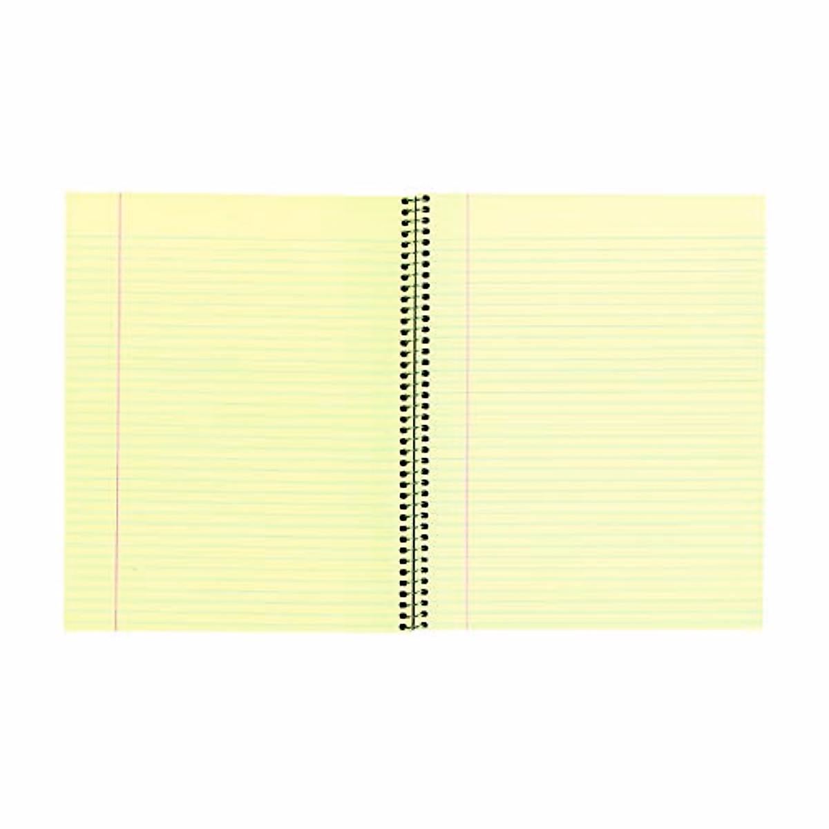 National Brown Board Cover Notebook, Narrow Ruled, 1 Subject, Green Eye-Ease Paper, 10" x 8", 80 Sheets (33008)