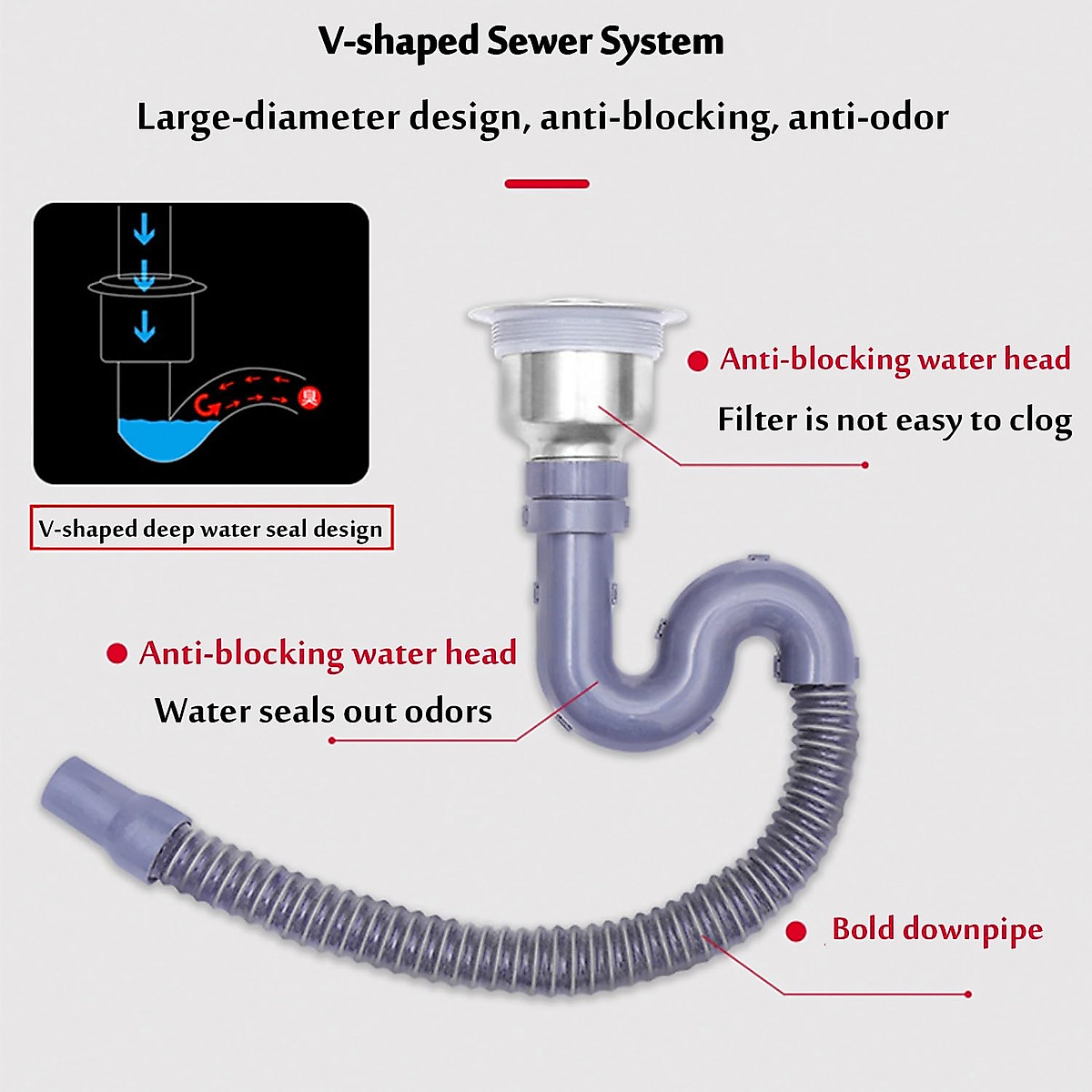 Commercial Kitchen Sink Set, Outdoor Utility Sink, Industrial Garage Sink, Freestanding Catering Sink, for Restaurant, Bar, Laundry, Garage, Backyard (Color : Single Cold, Size : 68x44cm)