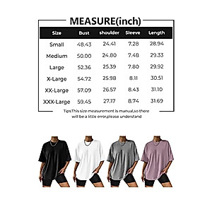 Trendy Queen Womens Oversized T Shirts Loose Fit Cotton Crewneck Short Sleeve Tops Summer Casual Blouse 2023 Y2K Basic Tee Brown