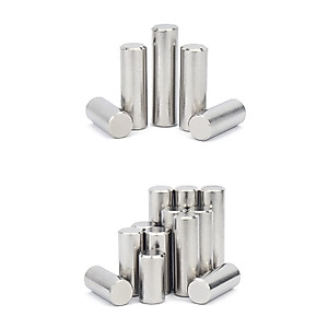 Othim 3.5Mm Dowel Pins, 304 Stainless Steel Dowel Rods Shelf Support Pin Metal Fasten Elements Used on Precise Location, 50 Pcs,Length 16mm