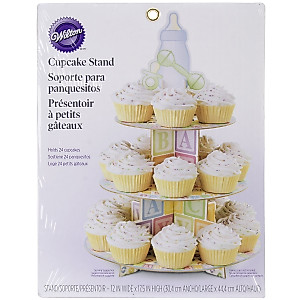 Treat Stand-Baby Feet 12x17.5 Holds 24 Cupcakes