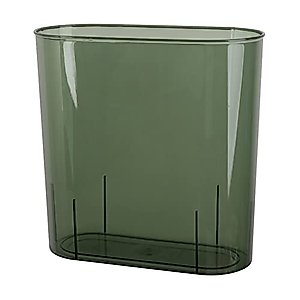 Anyoifax Small Trash Can Slim Garbage Can 3 Gallon Waste Basket Trash Bin Container for Bathroom, Bedroom, Living Room, Kitchen, Under Desk, Office, Colleg Dorm - Green