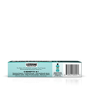 Listerine Essential Care Toothpaste, Powerful Mint Gel, 4.2 Ounce