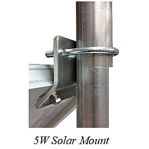 RPDC12-9-15 - RemotePro 2.5W Continuous Remote Power System, 15W Solar Panel w/Mount, 9Ah Battery,12V 20A PWM Solar Controller, Pole/Wall Mount Outdoor DieCast Aluminum Enclosure