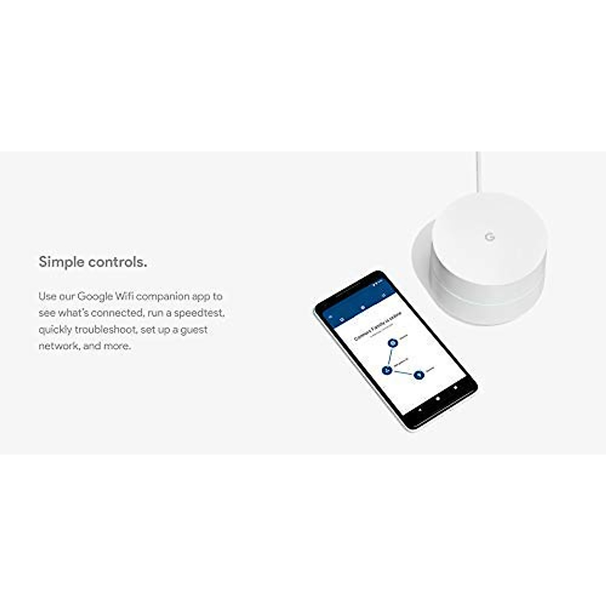 Google 4 Pk Wifi AC1200 Dual-Band Home WiFi System (Renewed)