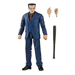 Spider-Man Marvel Legends Series 6-inch Marvel’s Hammerhead Action Figure Toy, Includes 3 Accessories: 2 Alternate Hands, 1 Baseball Bat