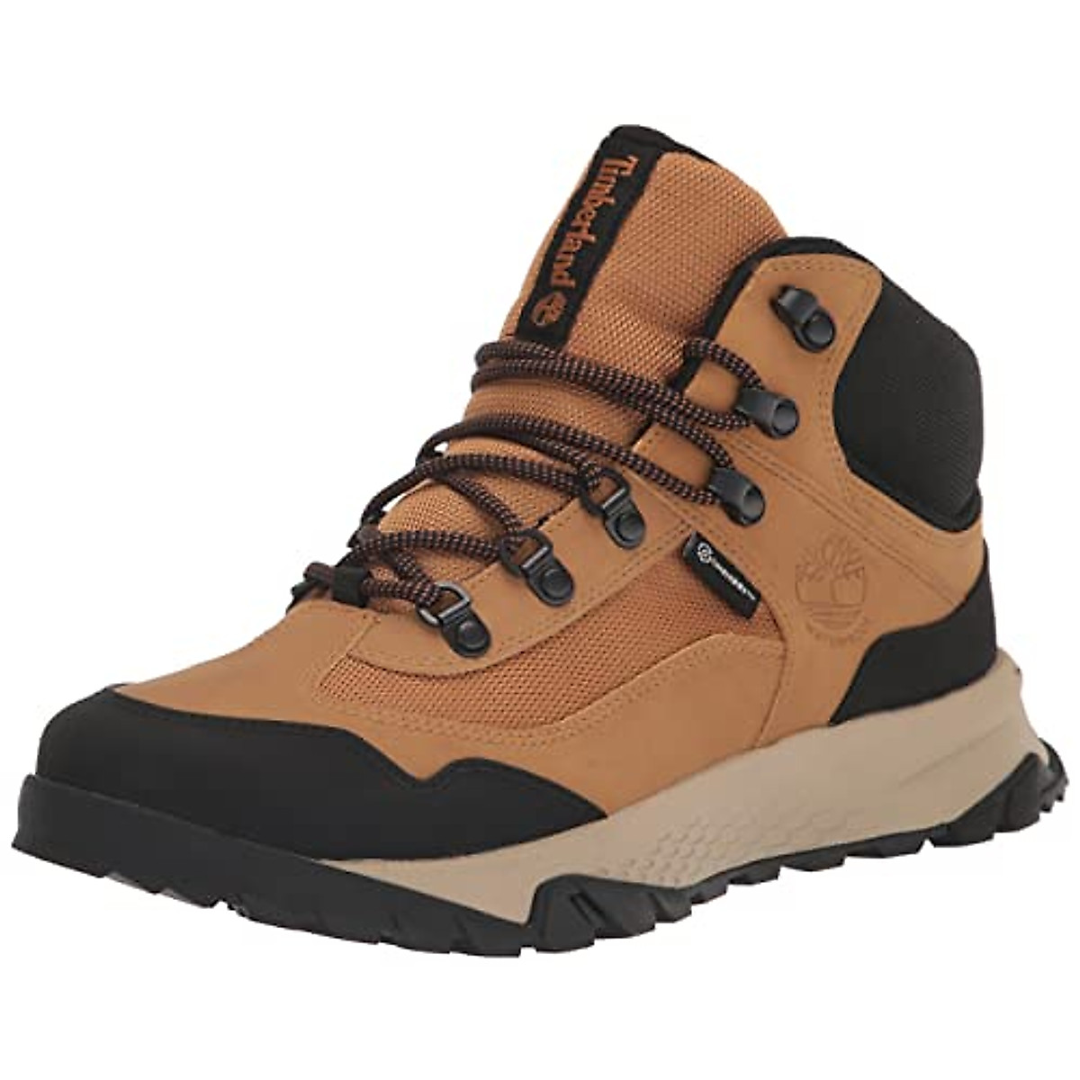 Timberland Men's Lincoln Peak Lite Mid F/L Waterproof Hiking Boot, Wheat Leather, 8.5